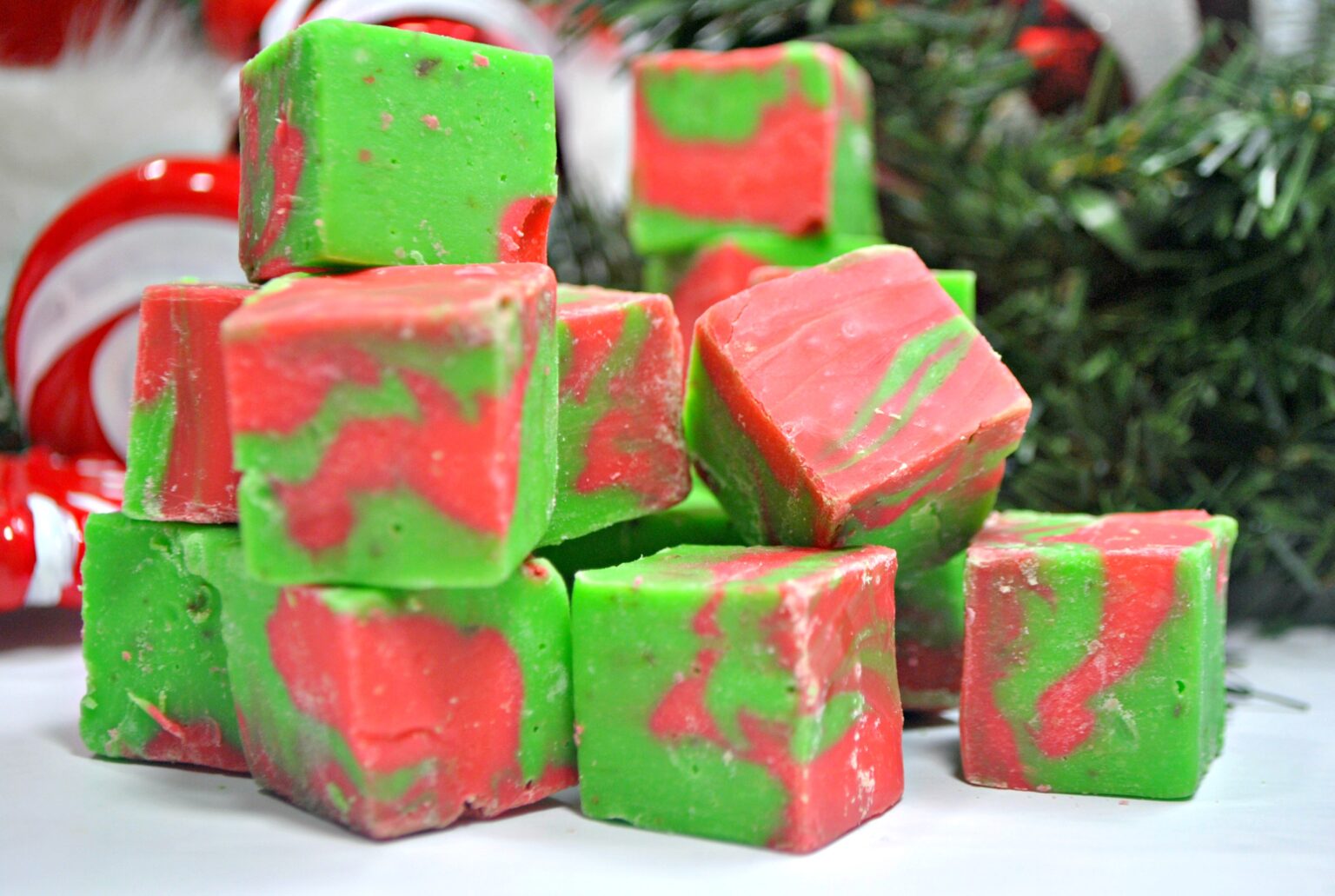 Grinch Fudge; movie night fun! - Love On A Plate