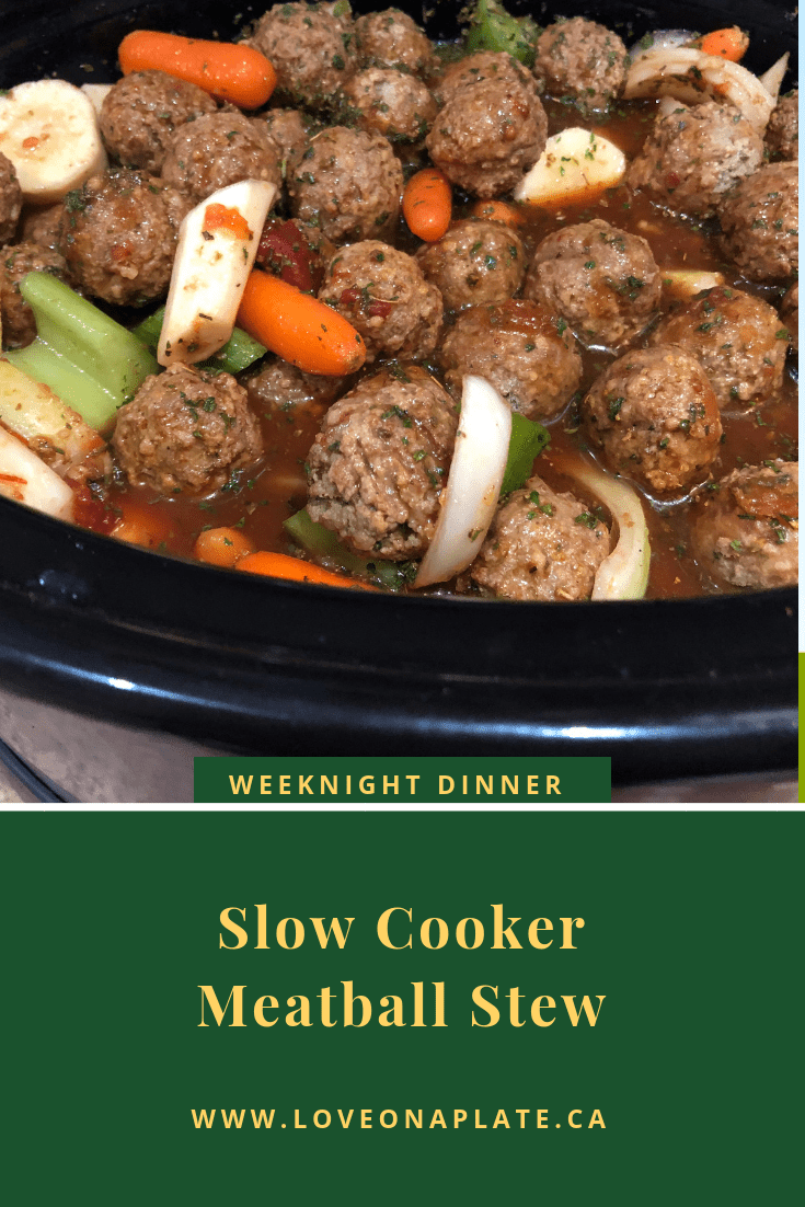 Meatball Stew; Slow Cooker - Love On A Plate Instant Pot