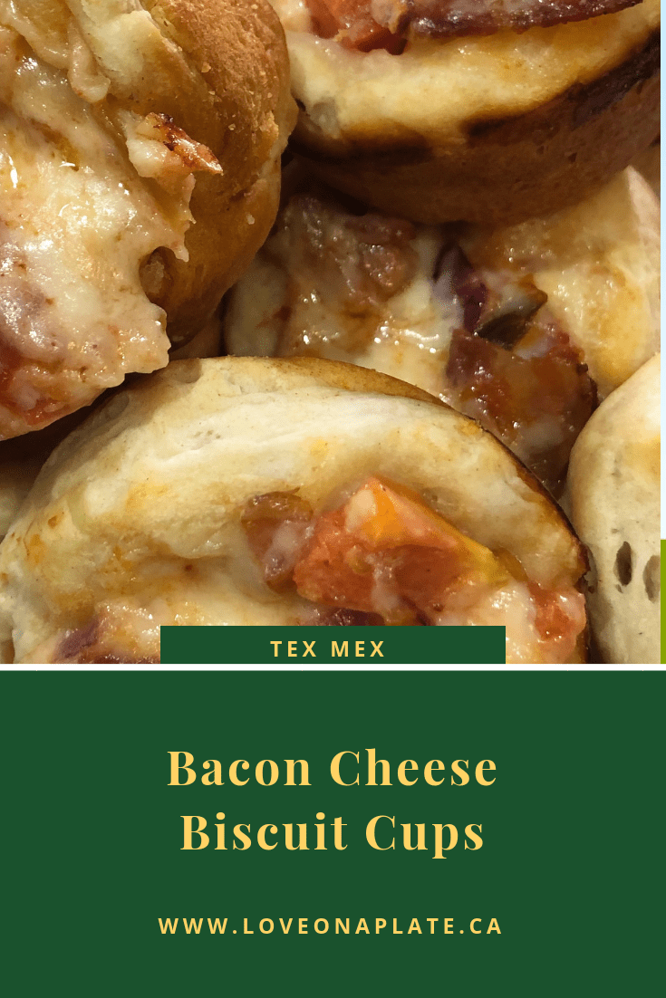 Tex Mex Bacon Cups - Love On A Plate Tex Mex Bacon Cups
