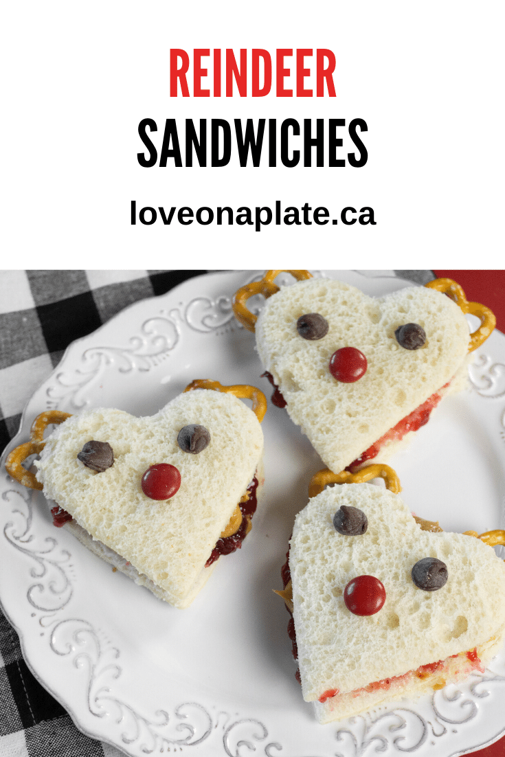 Reindeer Sandwiches - Love On A Plate Christmas