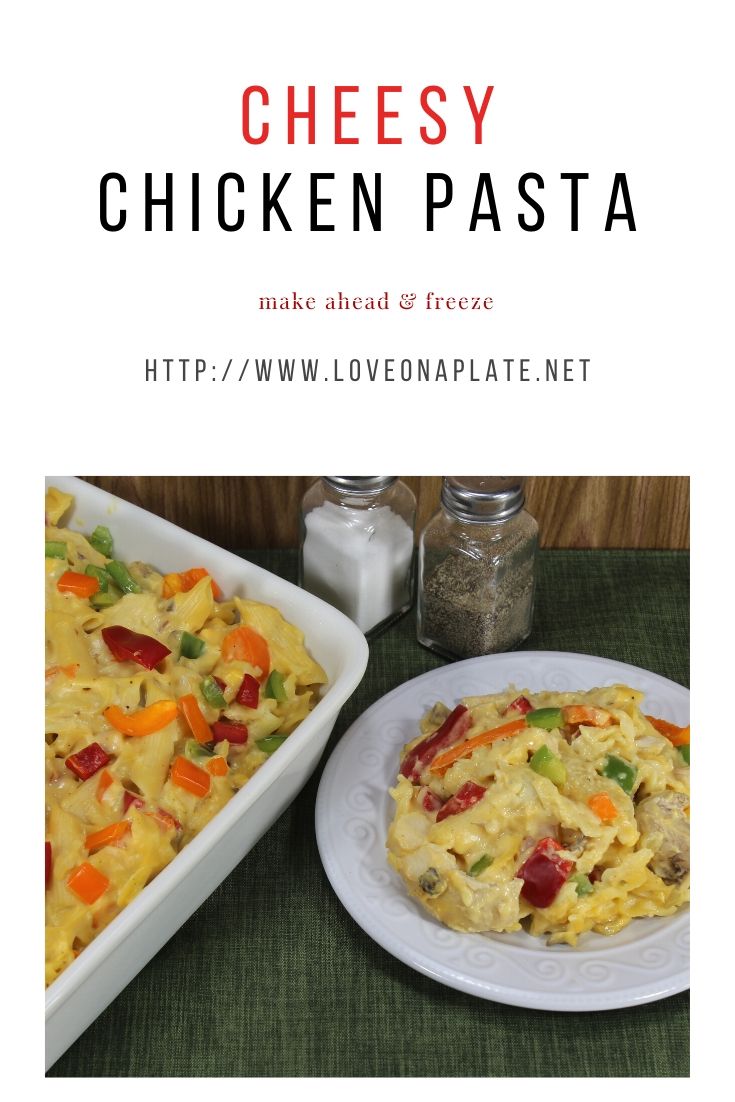 Cheesy Chicken Noodle Casserole - Love On A Plate