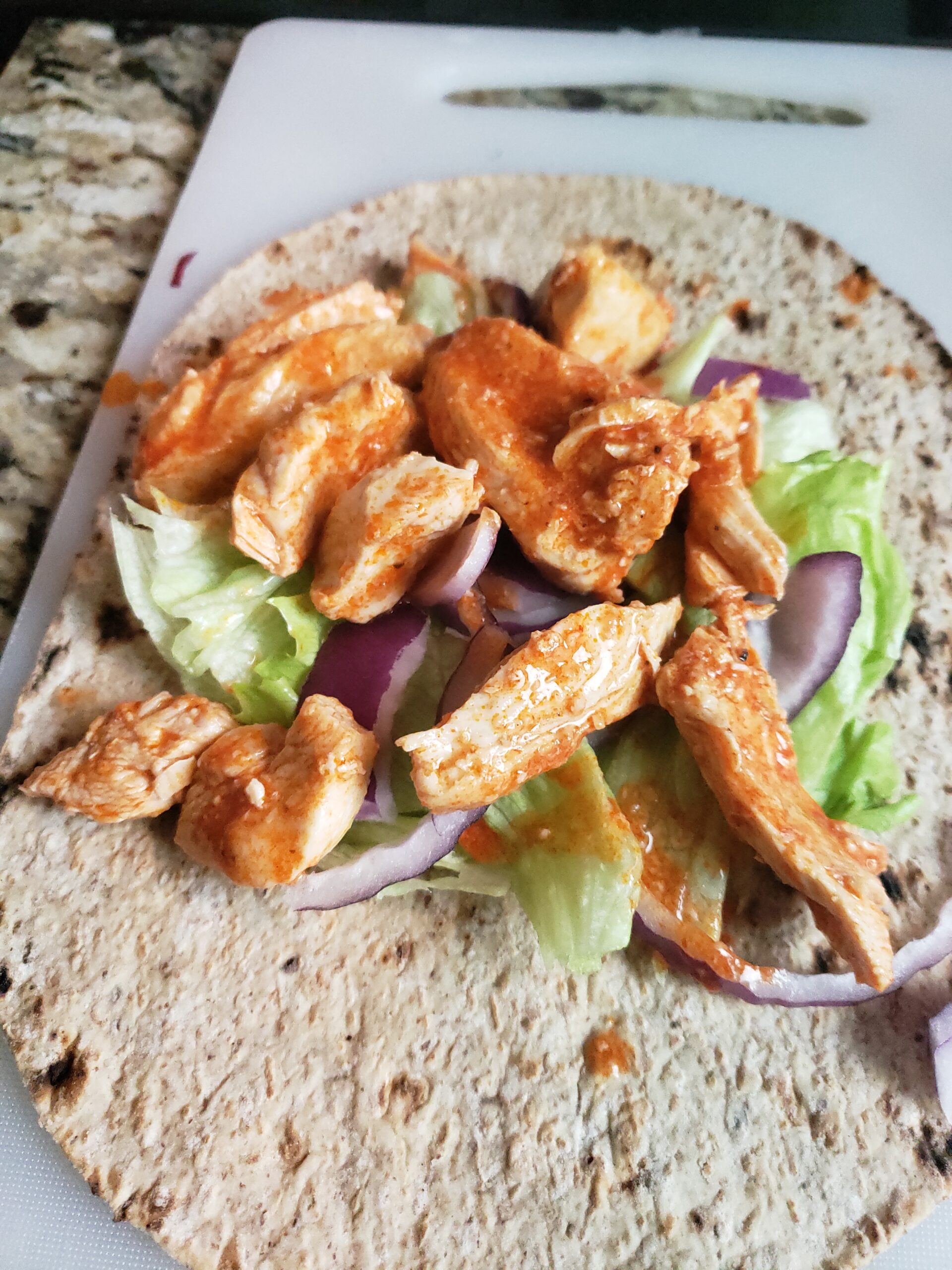 Instant Buffalo Chicken Wrap - Love On A Plate Instant Pot